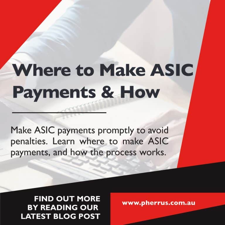 Where to Make ASIC Payments & How - Pherrus