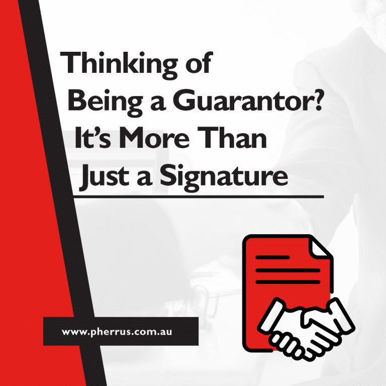 Thinking of Being a Guarantor? Read This First | Pherrus